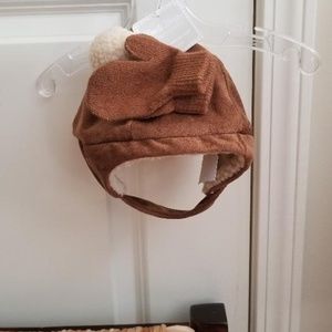 First Steps | Accessories | Infant Aviator Hat Wpom Poms | Poshmark